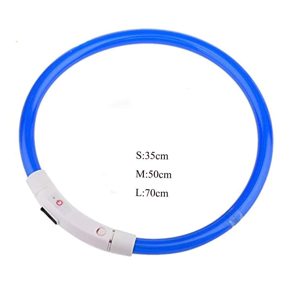 Usb Luminous Pet Dog Light Collar | Led Illuminated Dog Collar - New ...