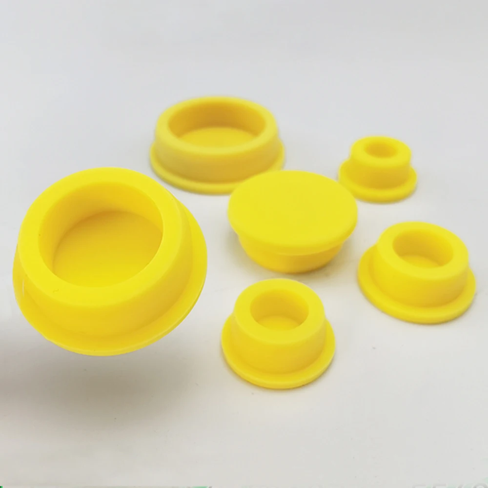 T-Inserts-Cover-Seals-Dust-proof-Yellow-13mm-48mm-Food-Grade-Silicone ...