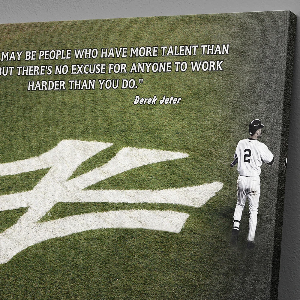 Derek Jeter Quote Poster