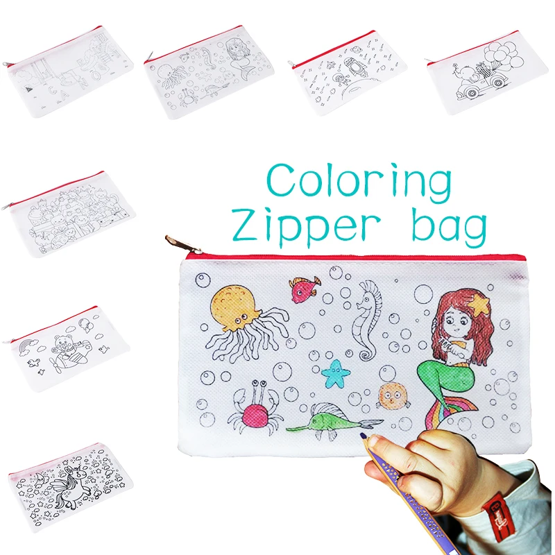 Graffiti-Coloring-Bag-DIY-Party-Gift-Handmade-Drawing-Toys-For-Kids ...