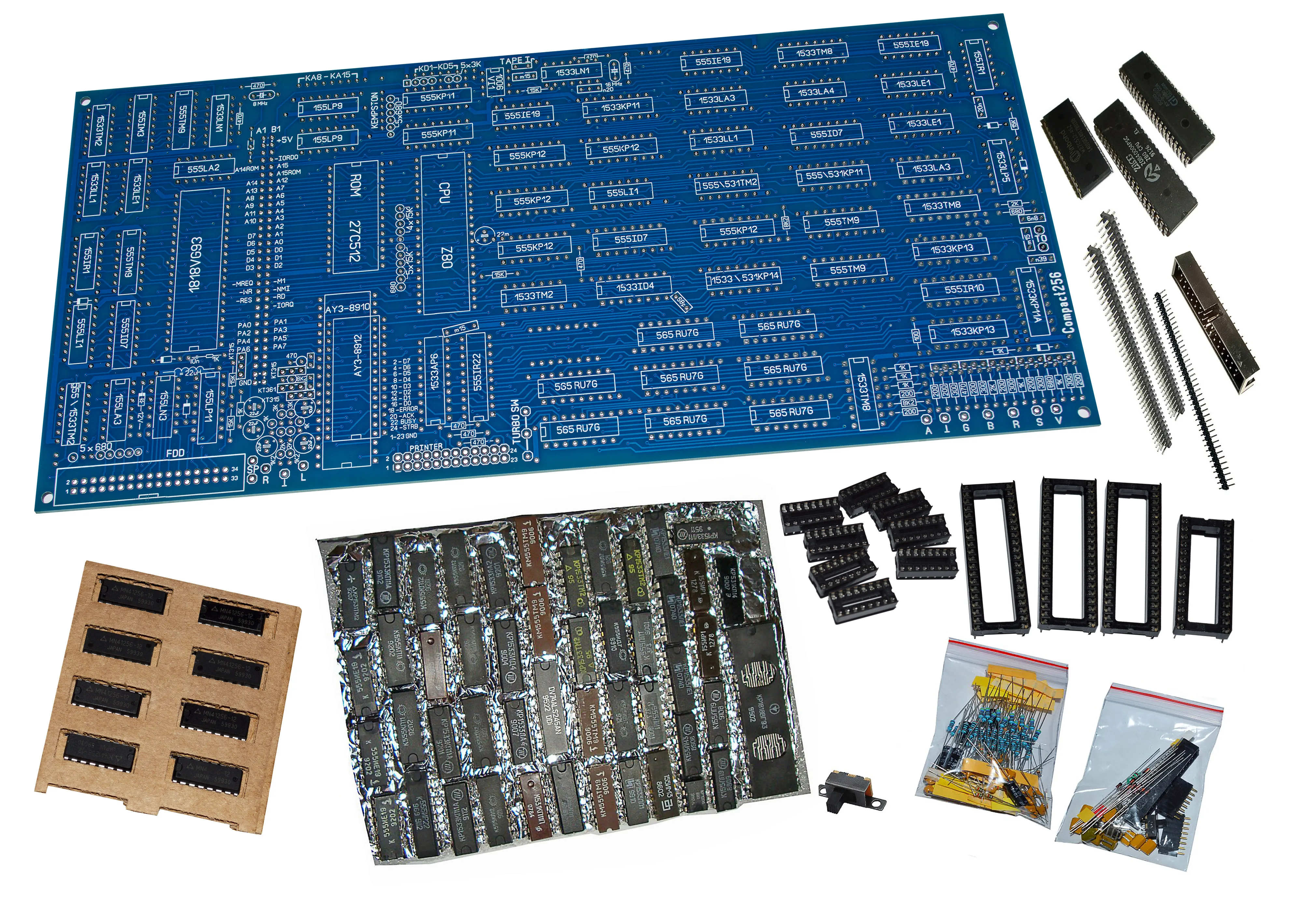 Sinclair-ZX-Spectrum-compact-256KB-turbo-designer-DIY-kit-Z80-computer ...
