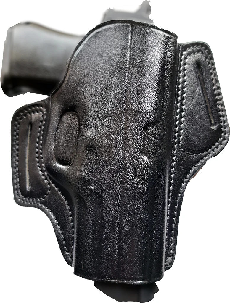 Steyr-M9-A1-Real-Cowskin-Handmade-Pancake-Style-OWB-Carry-Two-Slot-Fast ...
