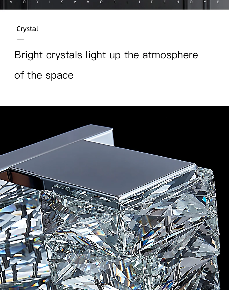 Stafford Luxury Crystal LED Wall Lamp – NYRALONDON