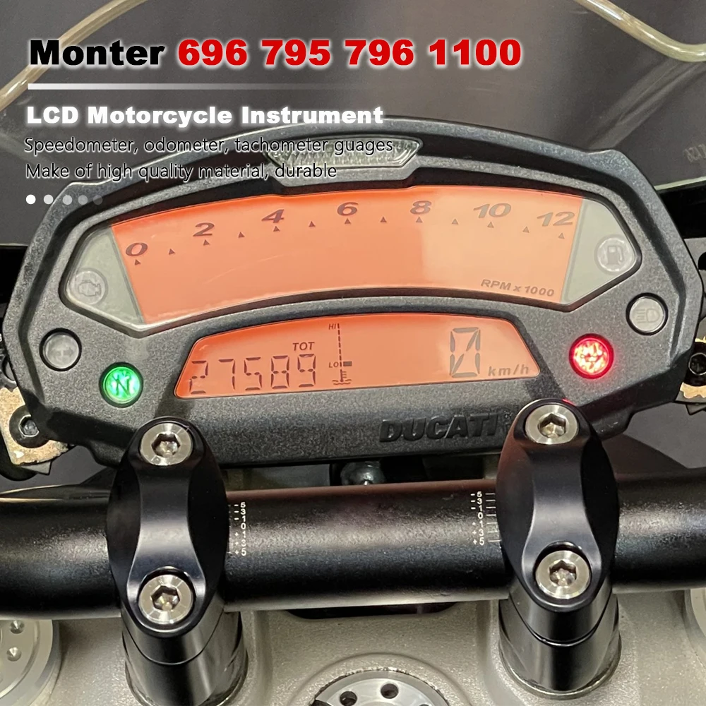 Motorcycle-Instrument-Monter-696-LCD-Screen-Speedometer-Tachometer ...