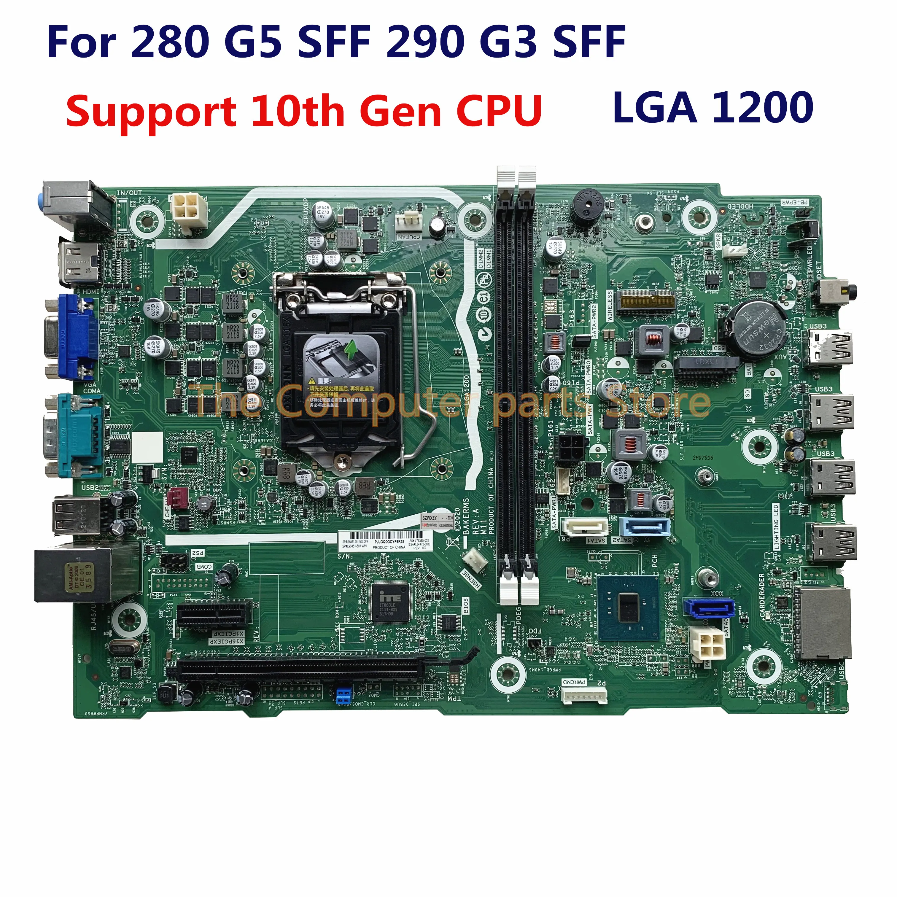 Original-For-HP-280-G5-SFF-290-G3-SFF-BAKERMS-Motherboard-M01-F1033WB ...