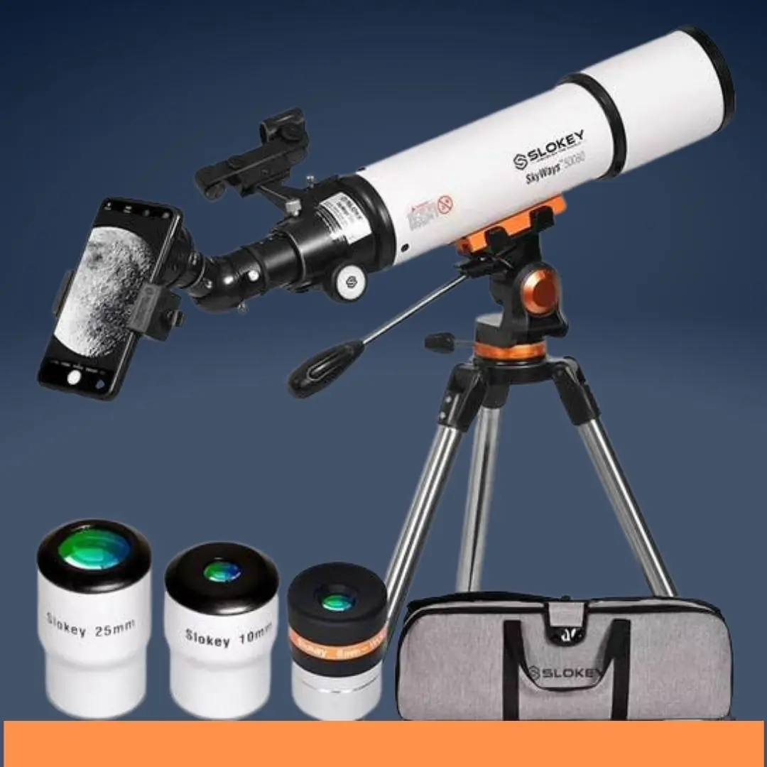 Terra astronômico telescópio marca slokey modelo skyways 50080 poderoso ...