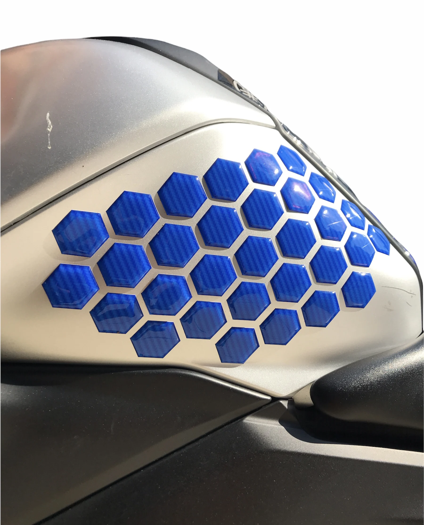 3D Motorcycle Gas Tank Side Pad Protection 60pcs Knee Grip Decals ...