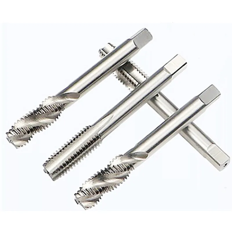 Machine-Taps-HSS-Drill-Bits-Metric-Straight-Spiral-Flutes-Thread-Taps ...