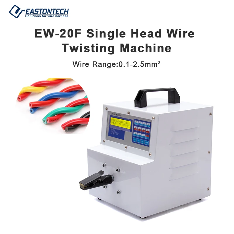 EASTONTECH EW-20F Automatic Wire Twisting Machine Cable Wire Twist ...