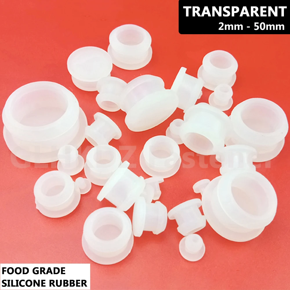 Transparent-2-30mm-Silicone-Rubber-Snap-on-Blanking-Bore-Plug-Round ...
