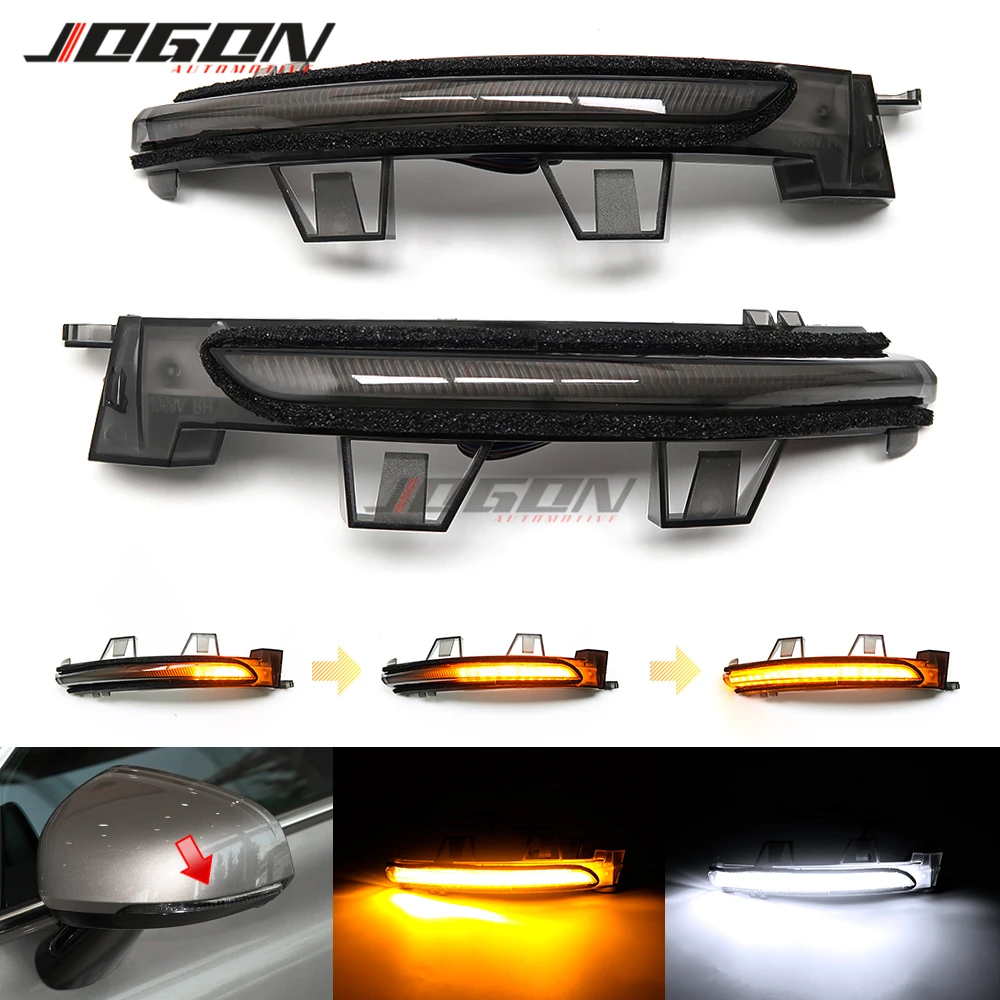 For Volvo S90 V90 Xc40 V60 S60 2019 2020 Dynamic Turn Signal Light Parking Led Side Mirror ...