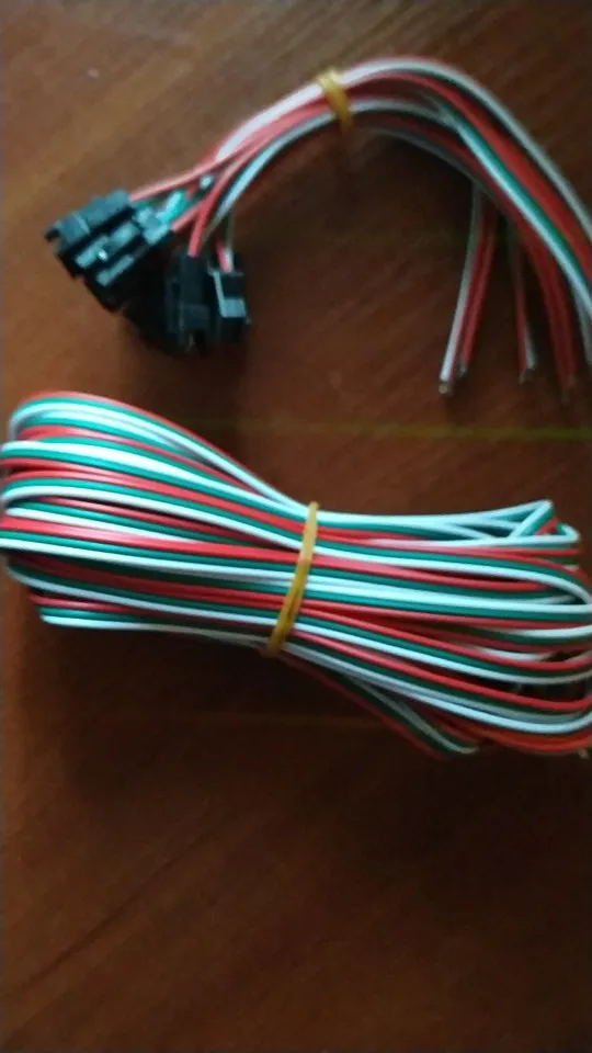 5pair~100pairs 3pin 4pin 5pin 6pin JST LED Connectors,Male And Feminine Connector for 3528 5050 ...