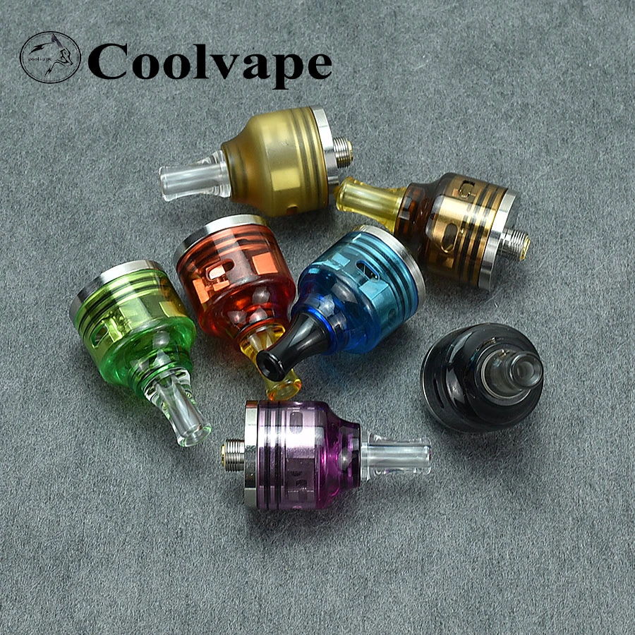 hot WASP Nano RDA Mini Atomizer Single Coil Tank With BF Pin 316SS 22mm ...