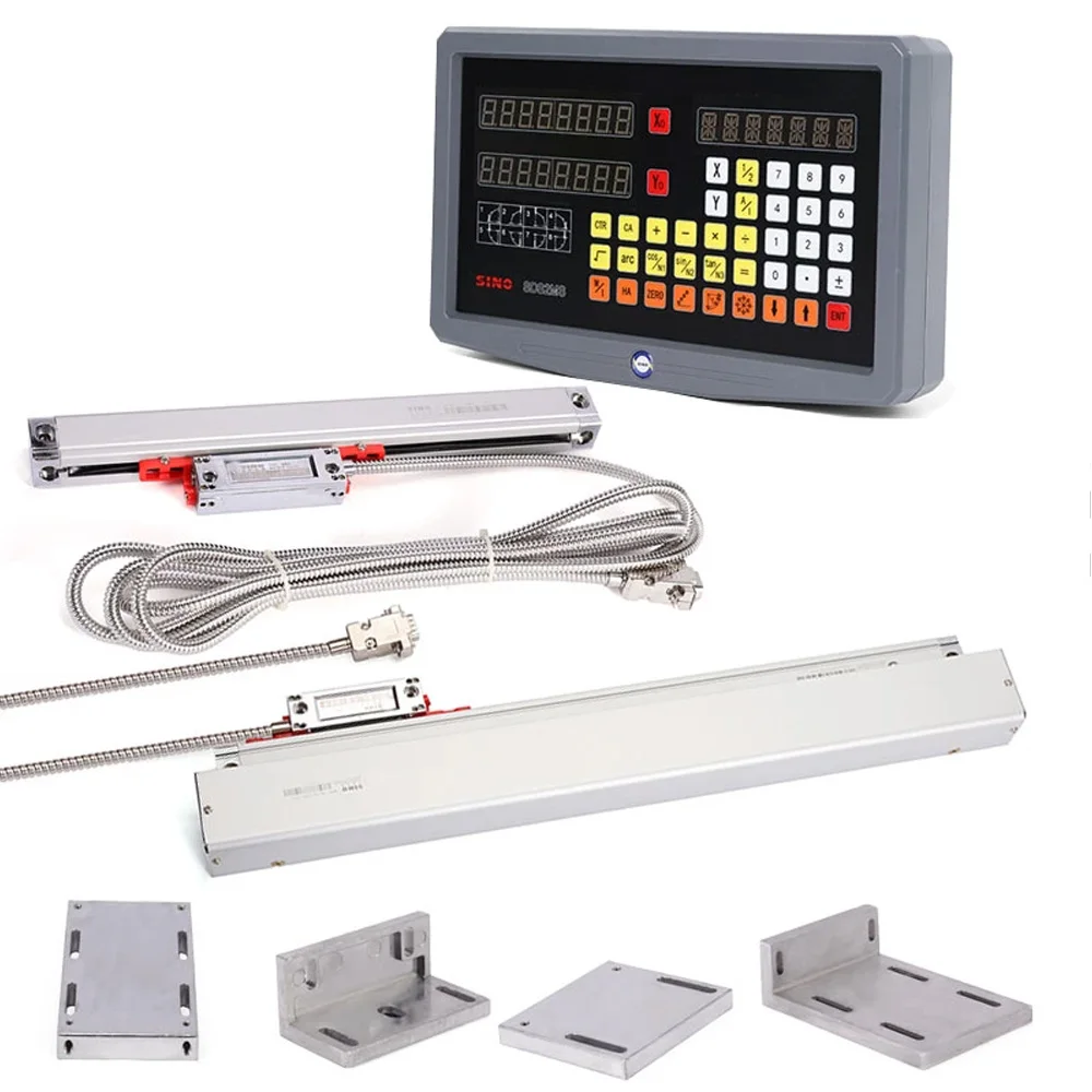 SINO DRO fresadora de torno digital KA300, regla electrónica lineal Incremental, desplazamiento ...