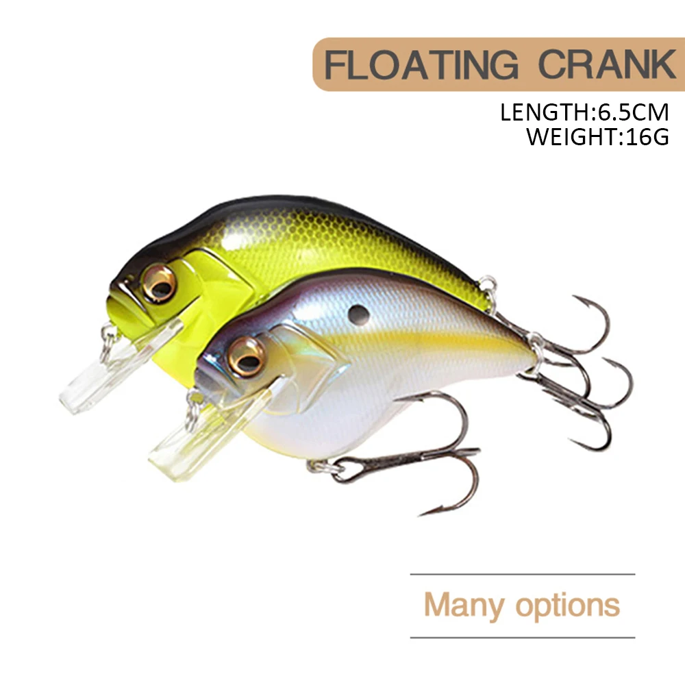 6-5cm-16g-Fishing-Lure-Crankbait-Wobbler-Lure-Floating-Noise-Square-Lip ...
