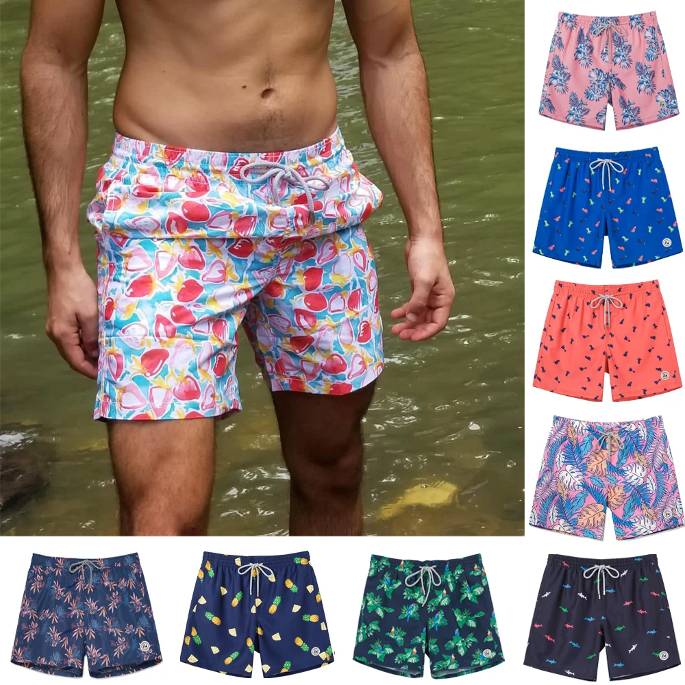 Surfcuz Quick Dry Men's Swimming Trunks Beach Board Shorts Man Swimwear ...