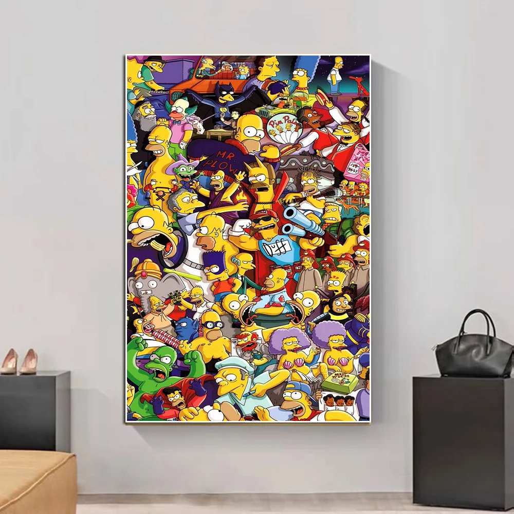 Disney-a-fam-lia-simpson-cartoon-poster-impress-o-simpson-anime ...