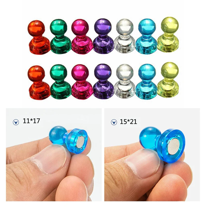 7pcs Push pin Office thumbtack Strong Neodymium Magnets Cones magnets ...