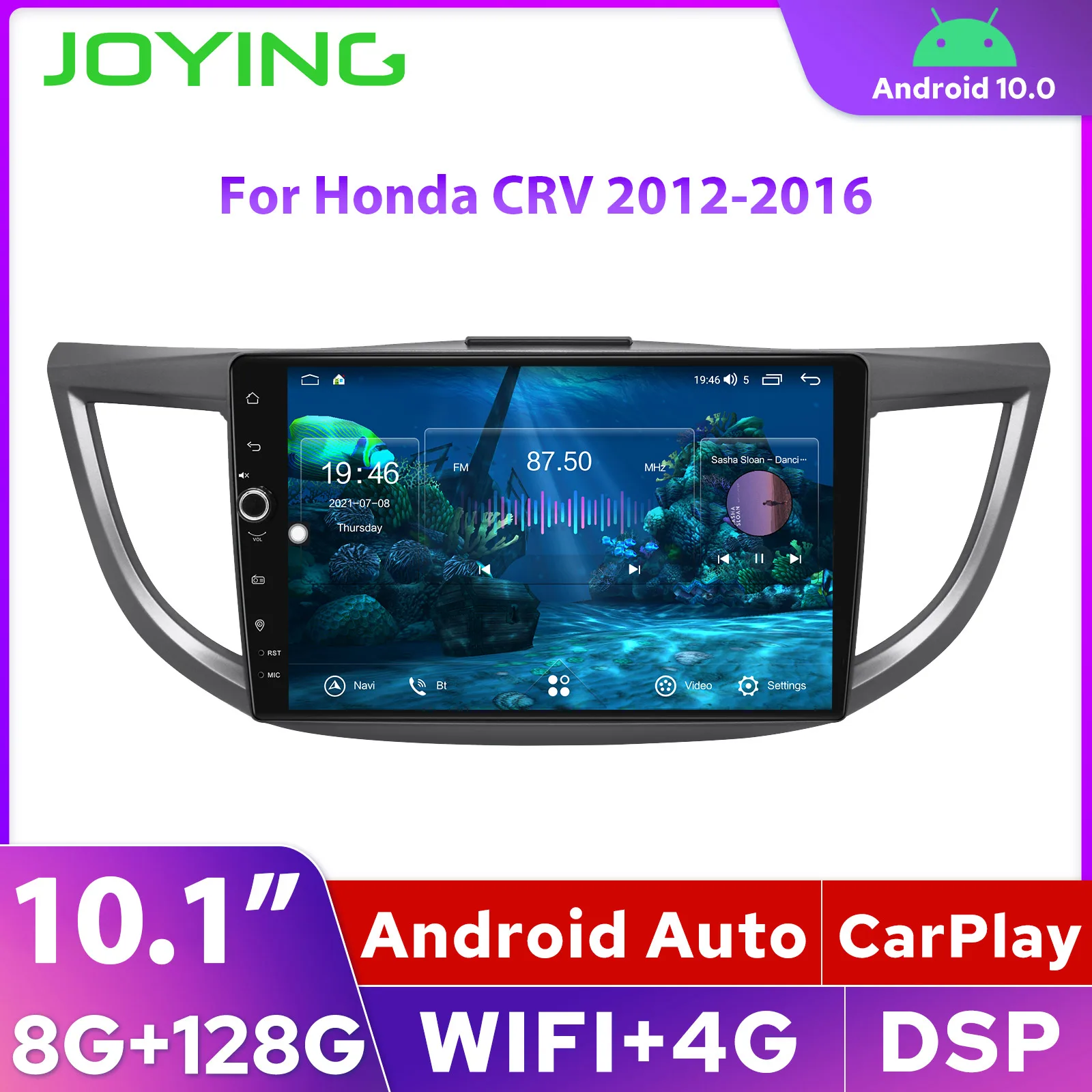 Joying Android 10.0 Stereo Autoradio 4gb Ram &64gb Rom Head Unit 10.1 ...