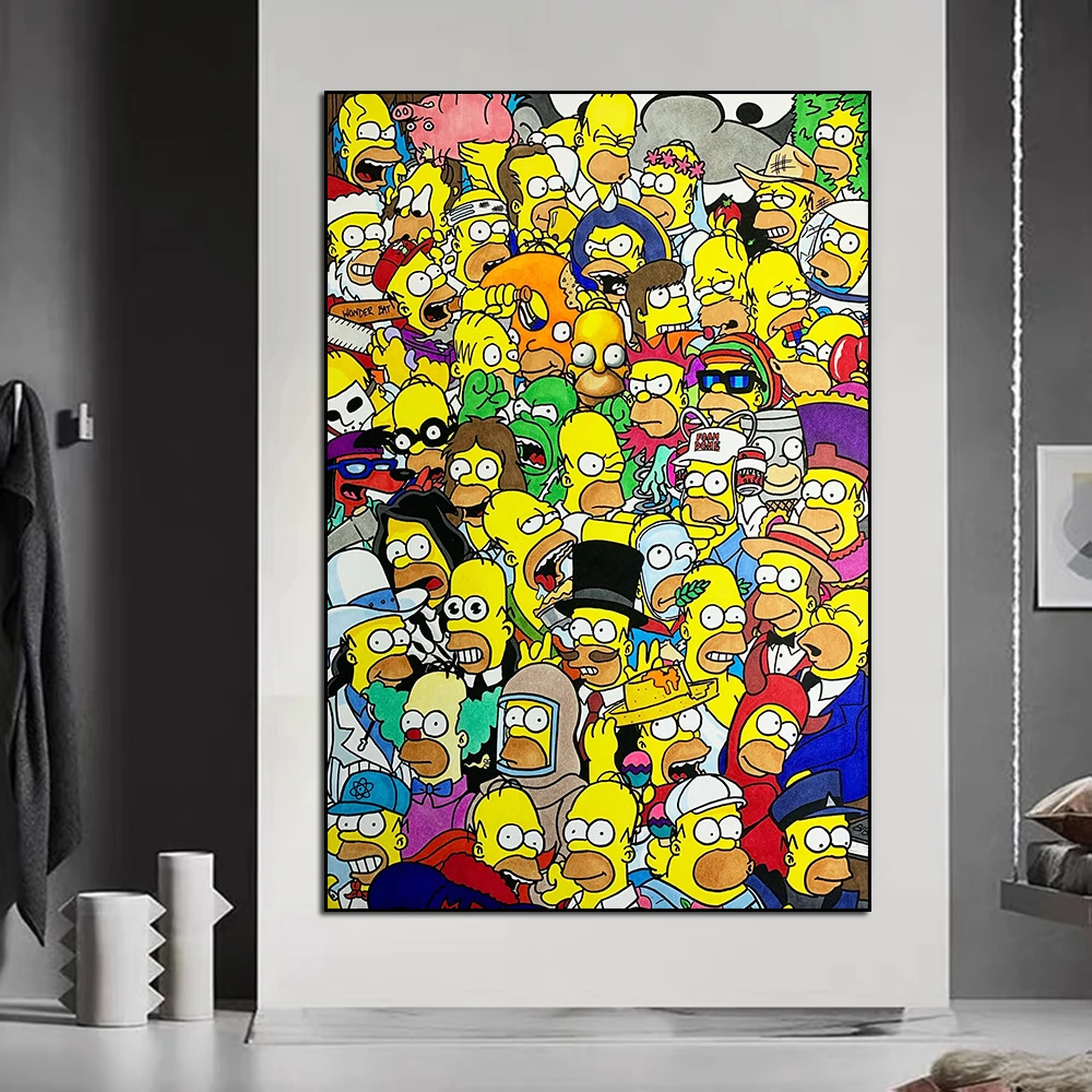 Abstract Cartoon Characters