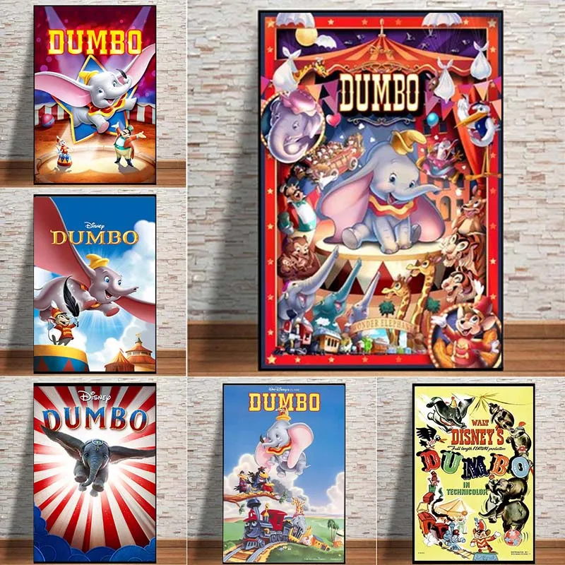 Dumbo Original Movie Poster: How This Vintage-Style Canvas Transformed ...