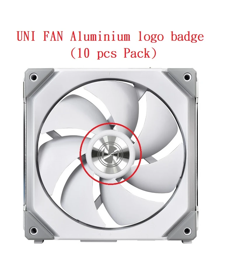 Lian Li UNI FAN Aluminium Logo Badge 10 Pcs Pack| | - AliExpress