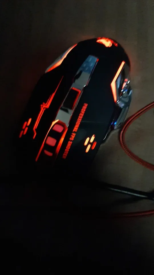 LED Wired Optical Silent Gaming Mouse | Gamer Fuss