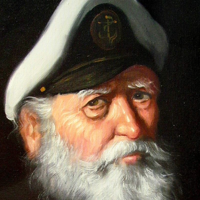 Sea Captain Painting
