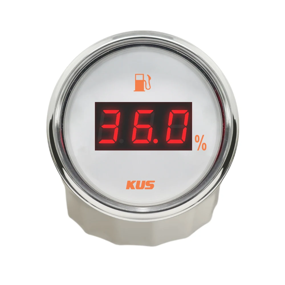 KUS 52mm Fuel Level Gauge 0 190ohm 240 33ohm with Backlight 9 32V Fuel ...
