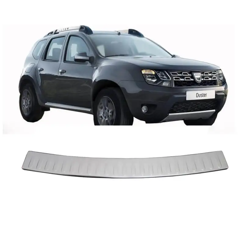 Chrome-Rear-Bumper-Protector-Sill-Scratch-Guard-Cover-Stainless-Steel ...