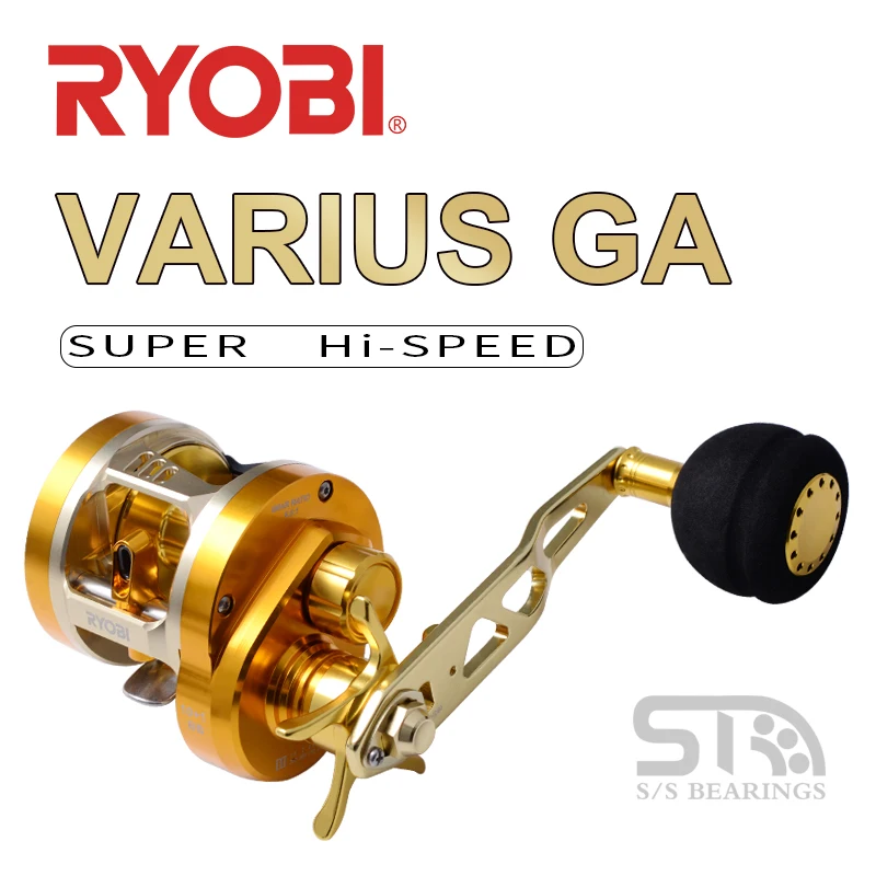 RYOBI-VARIUS-GA-C3030-Gold-Slow-Jigging-Fishing-Reels-Trolling-Reels ...