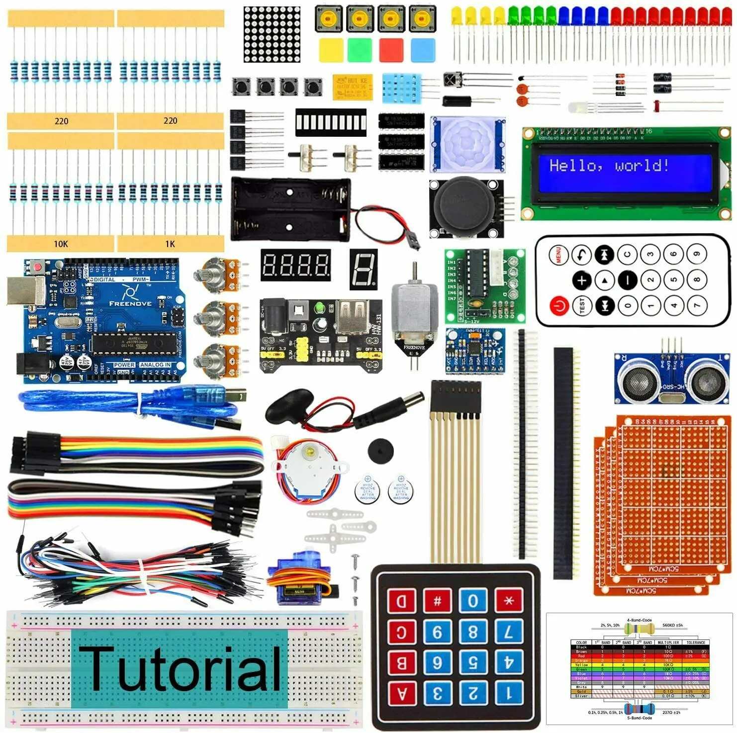 Freenove Ultimate Starter Kit FNK0017 Con Control Board FNK0017|Tablero ...