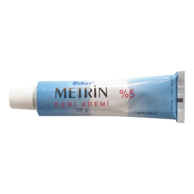 Metrin Skin Cream Permethrin 5% 30 GR – Treatment of Parasites Caused ...