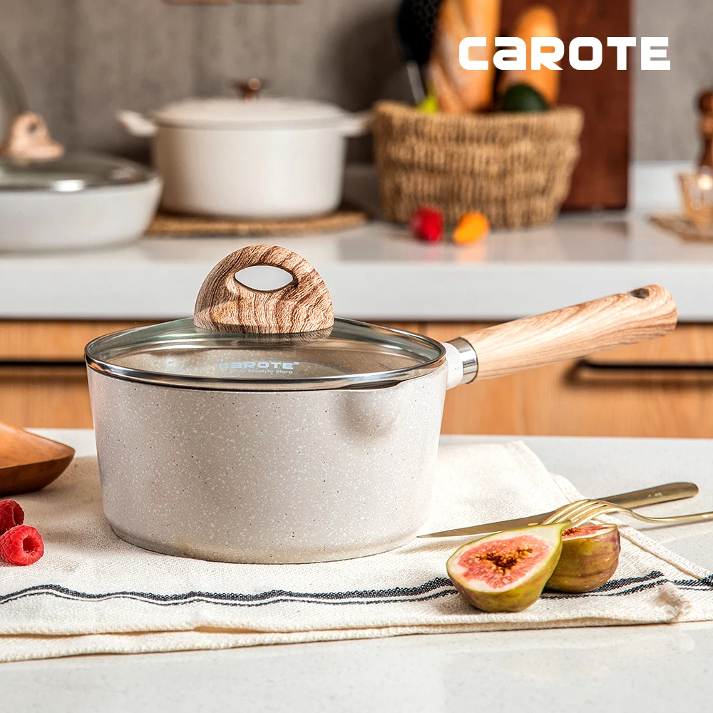 Carote sartén antiadherente con recubrimiento de granito para leche ...