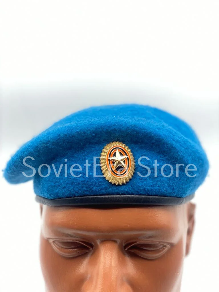 Russian FSB FSO SPETSNAZ Military Beret Cornflower Blue With Metal ...