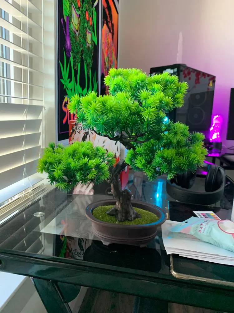 Potted Bonsai Artificial Tree Indoor Decor - Life Changing Products