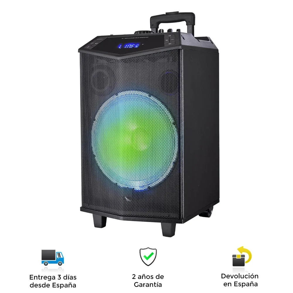 Sytech Speaker Series "prism", 12 ", 30w. Rms, rechargeable, Bluetooth ...