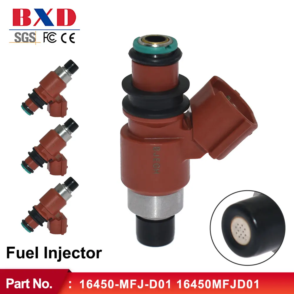 Inyector de combustible de alta calidad, 12 agujeros, 16450-MFJ-D01 16450MFJD01 para HONDA ...