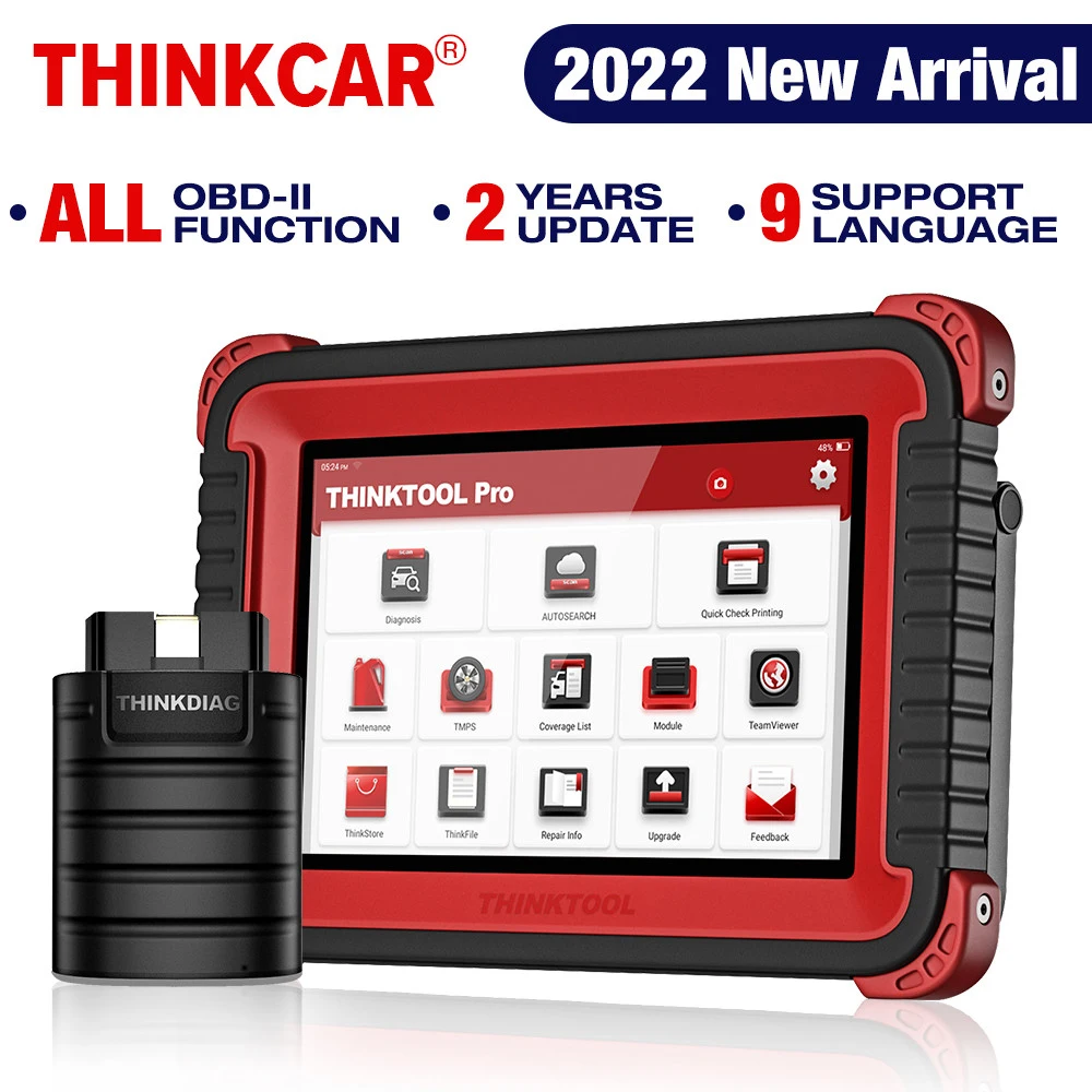 Thinkcar thinktool pro sistema completo obd2 ferramenta de diagnóstico ...