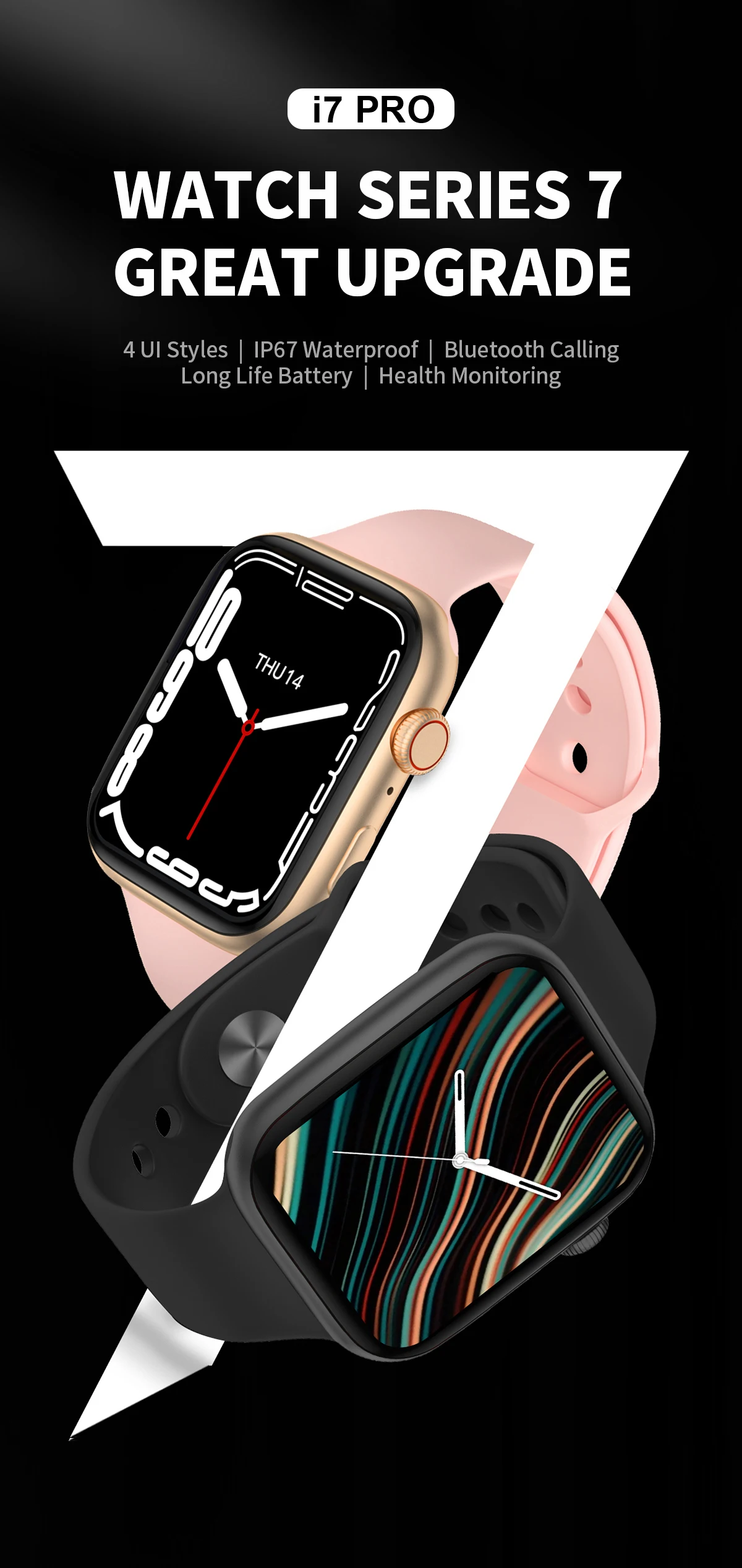 WFDRD-reloj-inteligente-Smartwatch-Bluetooth-Pantalla-t-ctil-i7Pro-para ...