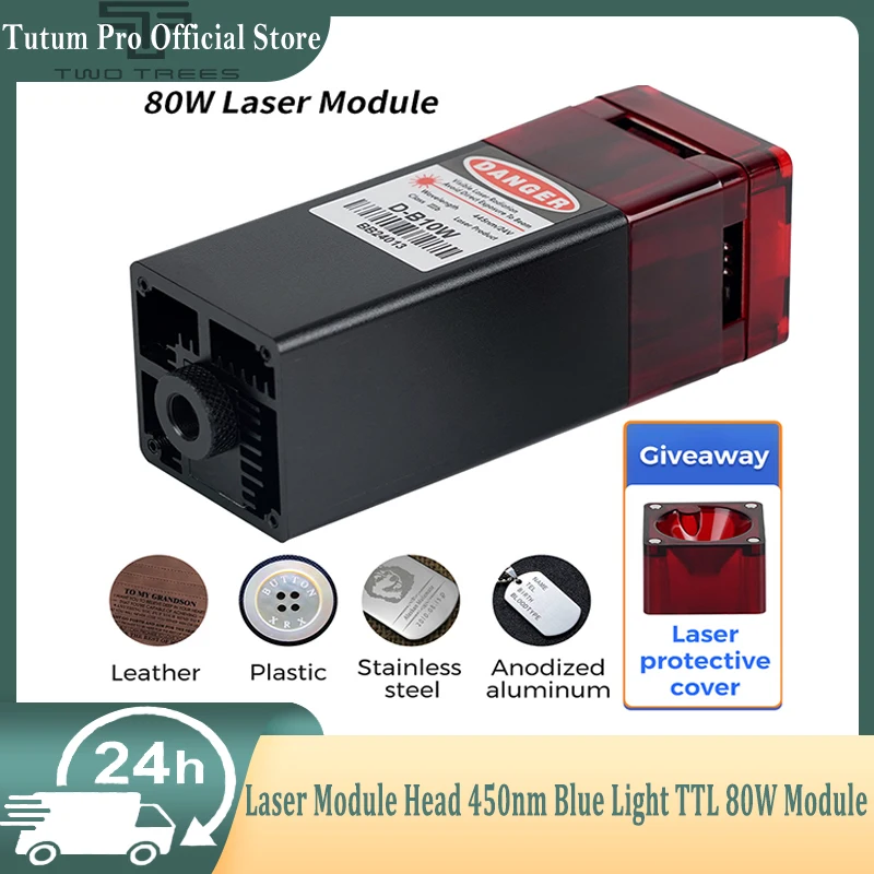 80W-Laser-Module-Head-450nm-Blue-Lase-TTL-Module-for-Laser-Engraving ...