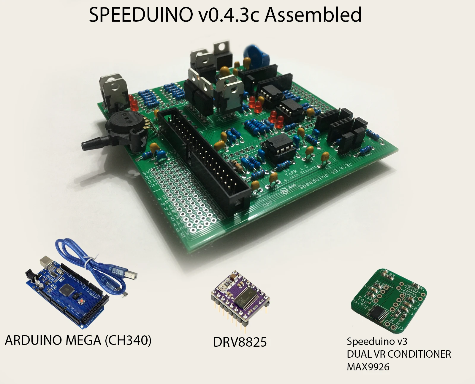 Speeduino 0 4 3c Pcb Diy Arduino Ecu Shield Standalon