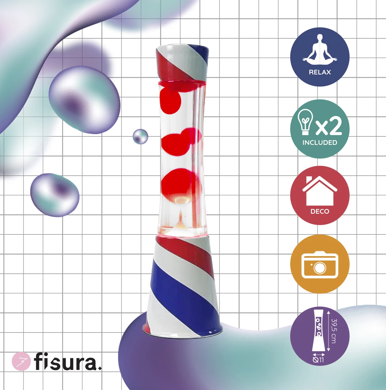 Fissure-lava-lamp-Barber-shop-Barber-Base-transparent-liquid-and-red ...