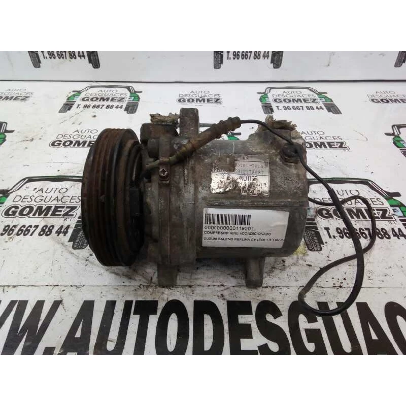 119201 suzuki baleno compressor de ar condicionado|Compressor e ...
