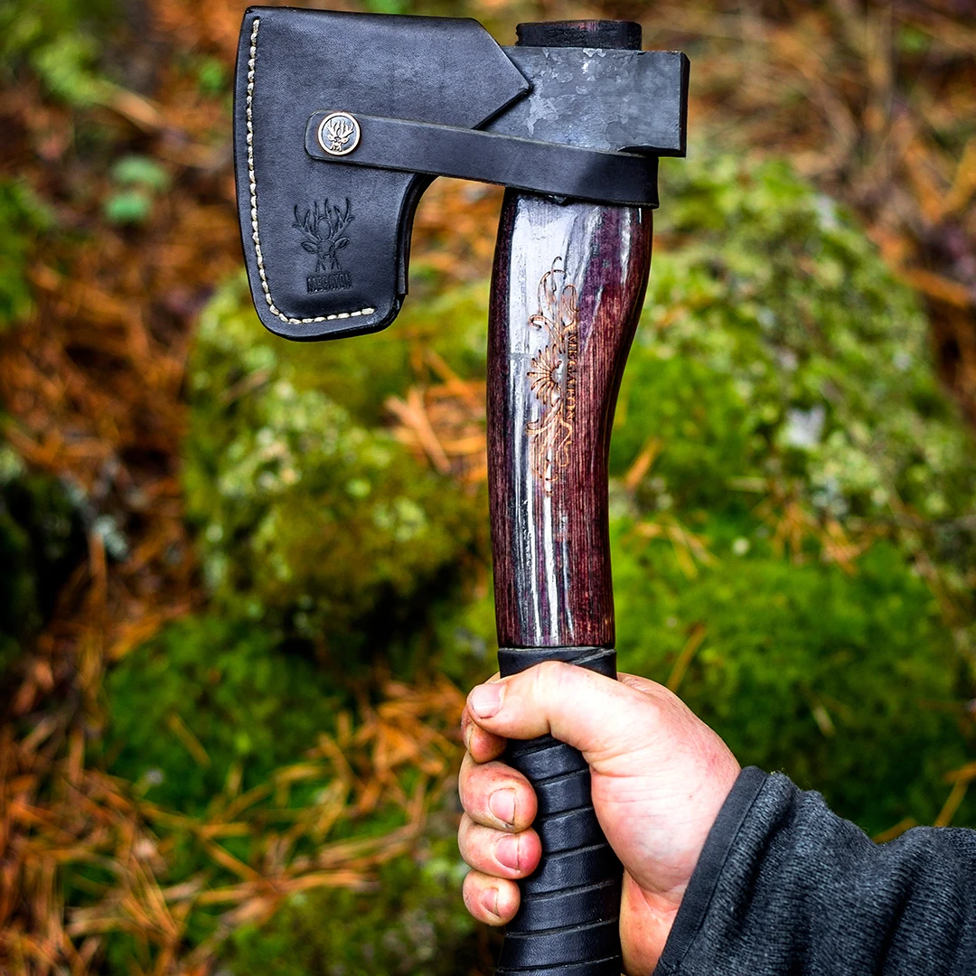 Middle Carving Hiking Hatchet Fathers Day Gift Camping Axe Megaton ...