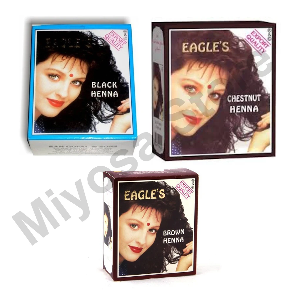 Eagles-Hair-Henna-Chestnut-Black-Brown-Original-Henna-10-Gr-6-Pack-Hair ...