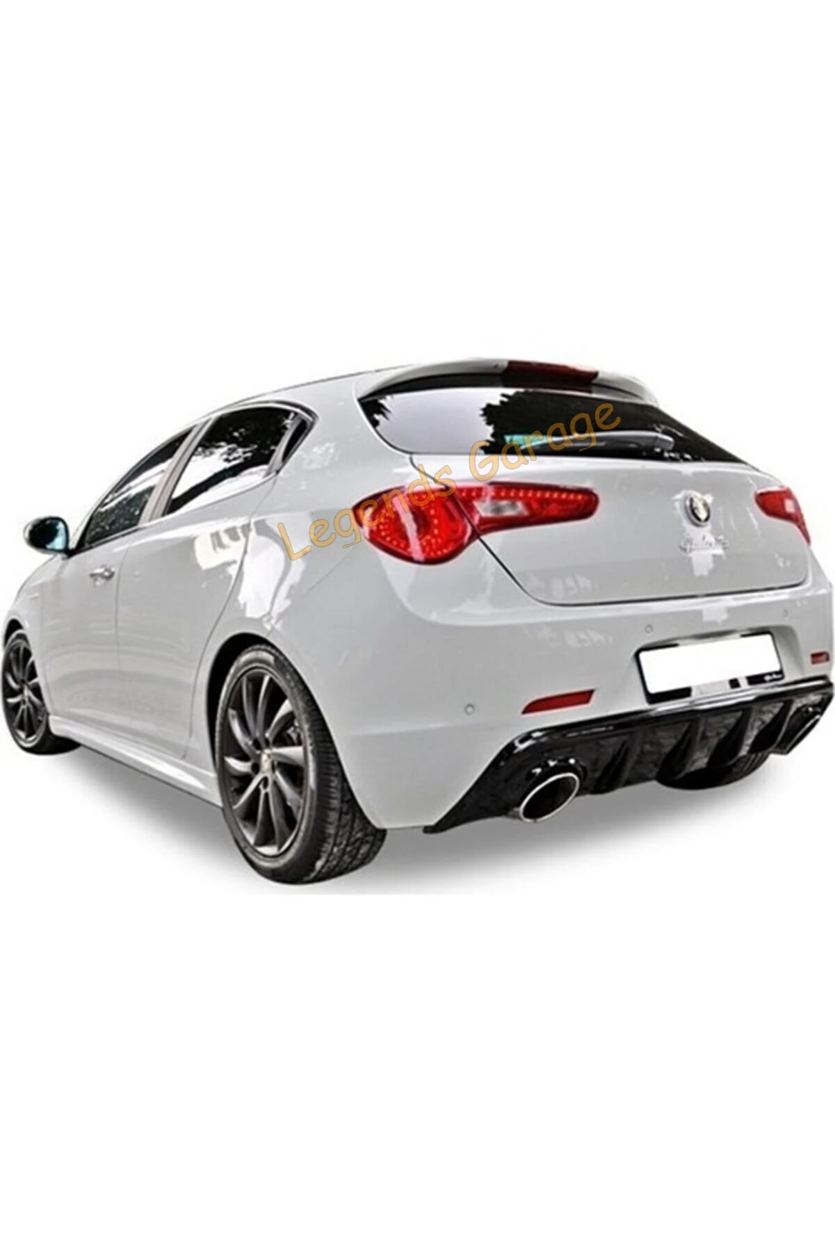 Fit For Alfa Romeo Giulietta Sports Tail Tear Bumper Diffuser Lip For ...