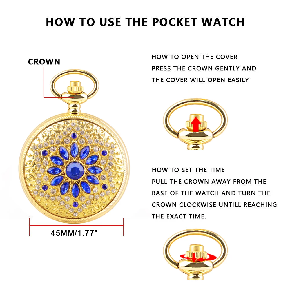 Pocket Watch With Chain Clipart