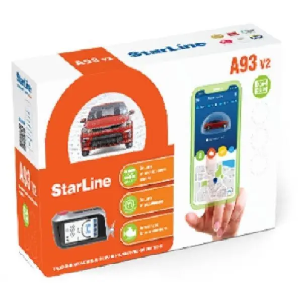 Starline A93 V2 2can + 2lin Car Alarm With Автозапуском Meters Alert Up ...