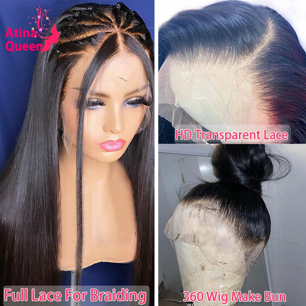 Glueless Hd Transparent Lace Wigs Skin Melt 360 Lace Frontal Wig 13x6 glueless-hd-transparent-lace-wigs-skin-melt-360-lace-frontal-wig-13x6